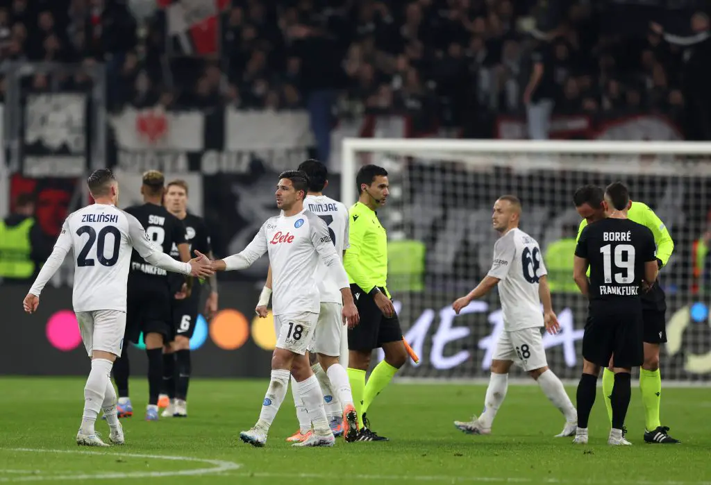 Eintracht Frankfurt fans cause chaos ahead of Champions League clash v ...
